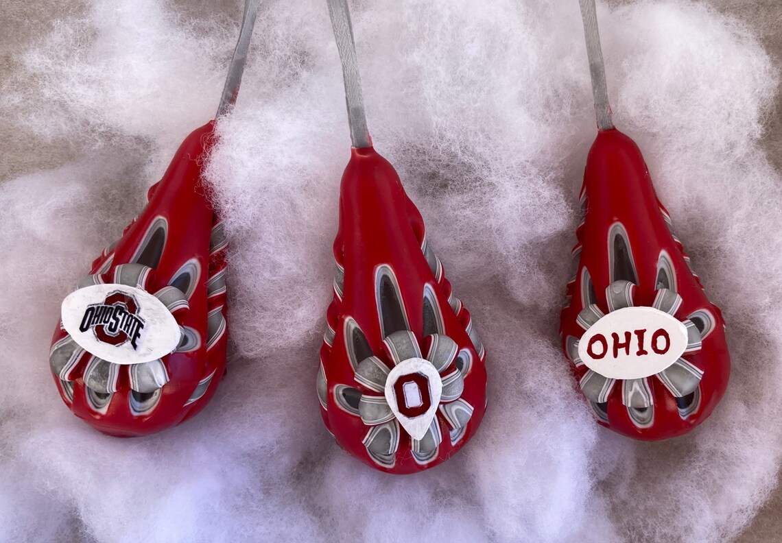 Ohio State Inspired Decorative Candle 5 Inch - Etsy