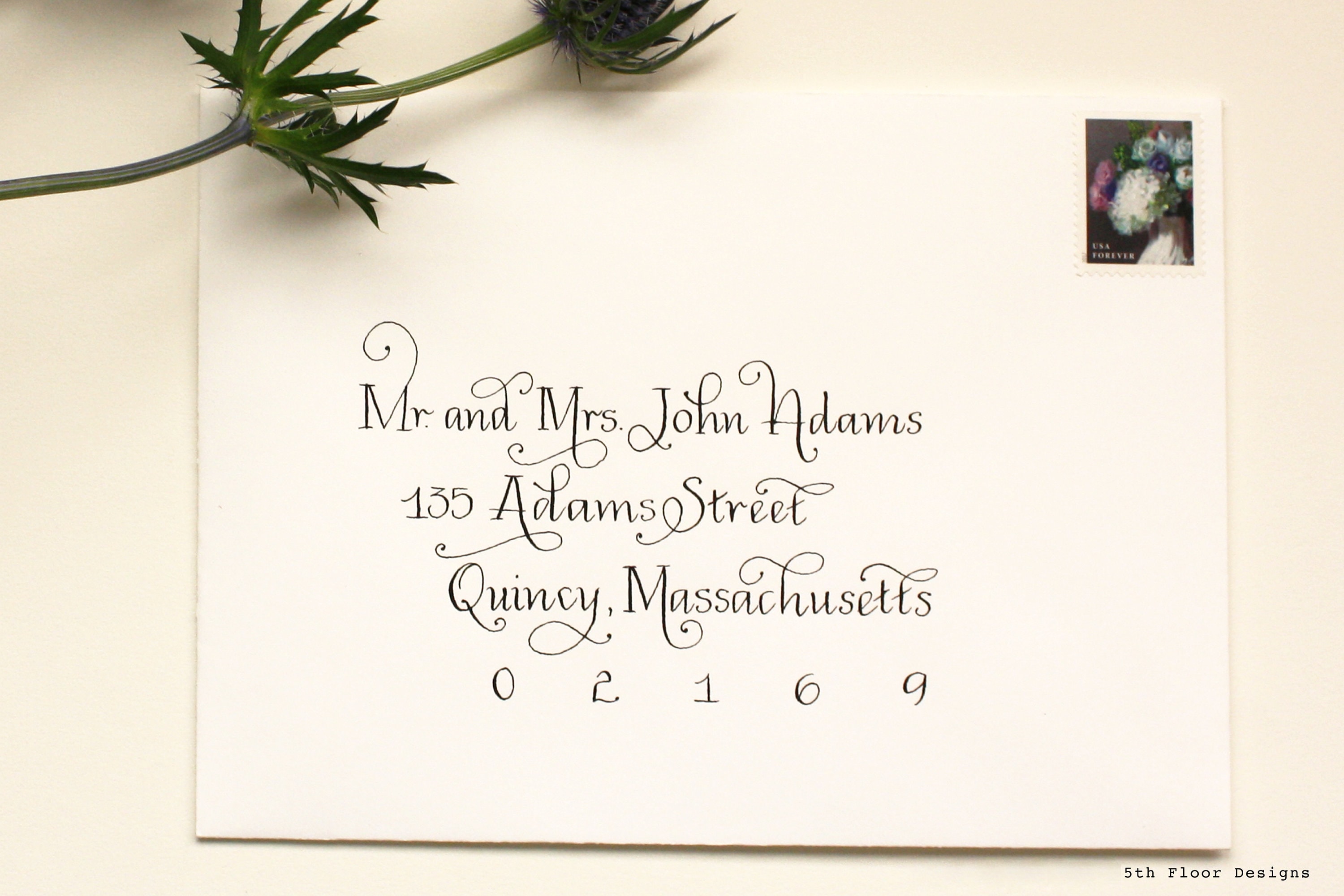 Fancy Print Custom Handwritten Lettering Calligraphy Wedding - Etsy