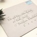 Fancy Print Custom Handwritten Lettering Calligraphy Wedding - Etsy