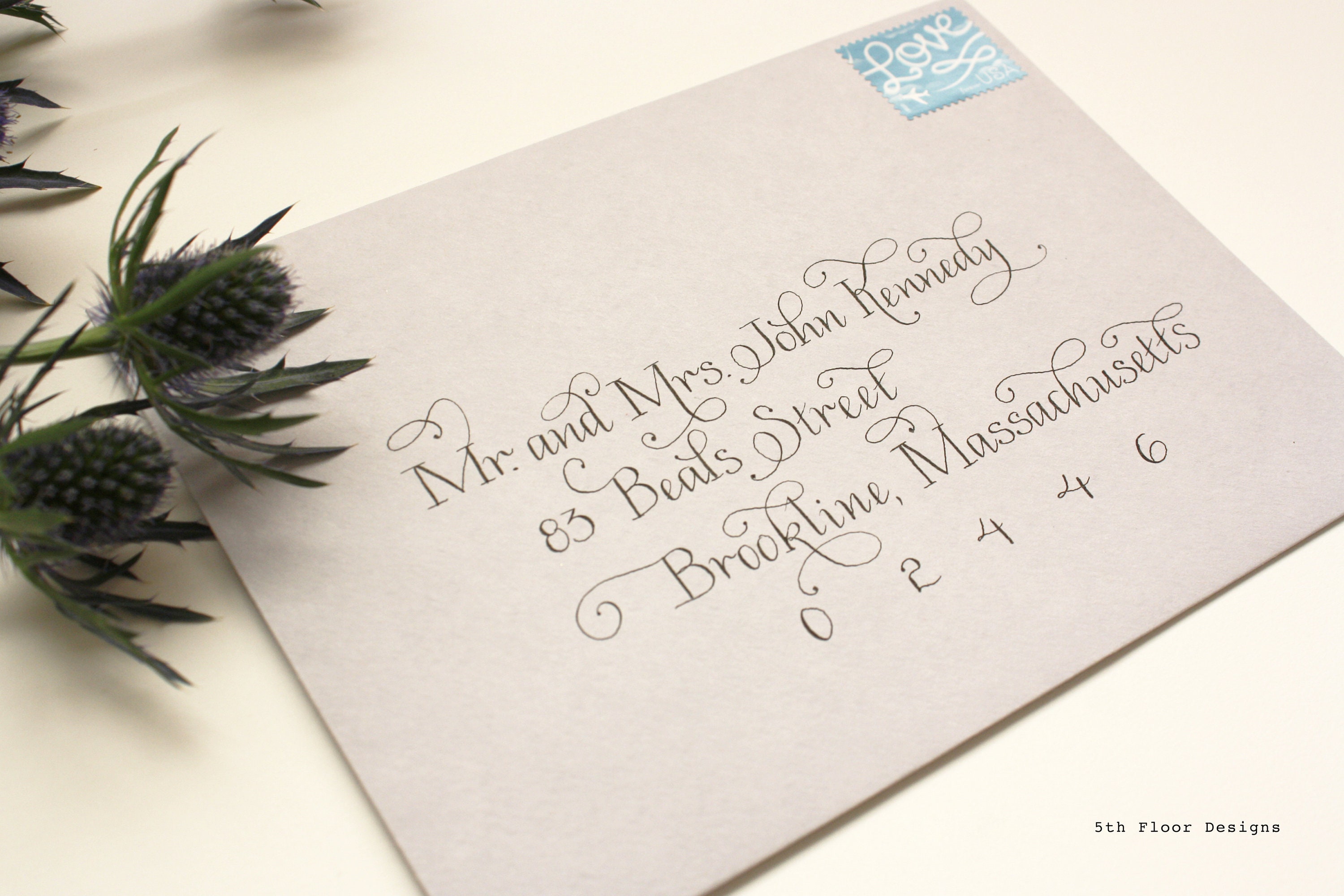 Fancy Print Custom Handwritten Lettering Calligraphy Wedding - Etsy