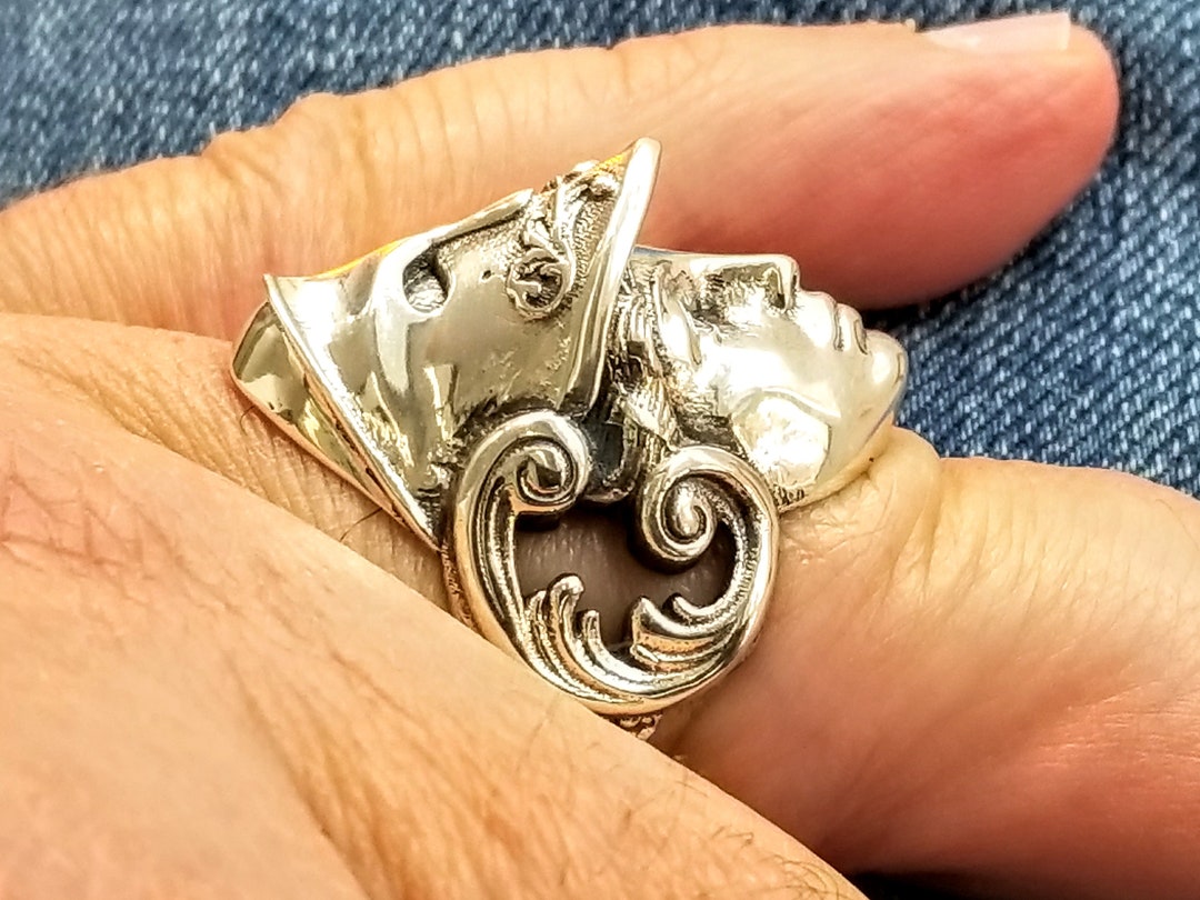 Goddess Athena Ring in Sterling Silver 925, Greek Mythology Jewelry - Etsy