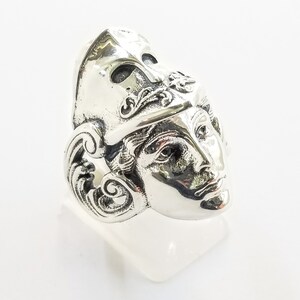 Goddess Athena Ring in Sterling Silver 925, Greek Mythology Jewelry - Etsy