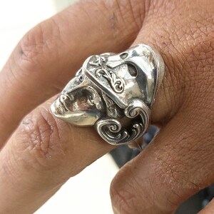 Goddess Athena Ring in Sterling Silver 925, Greek Mythology Jewelry - Etsy