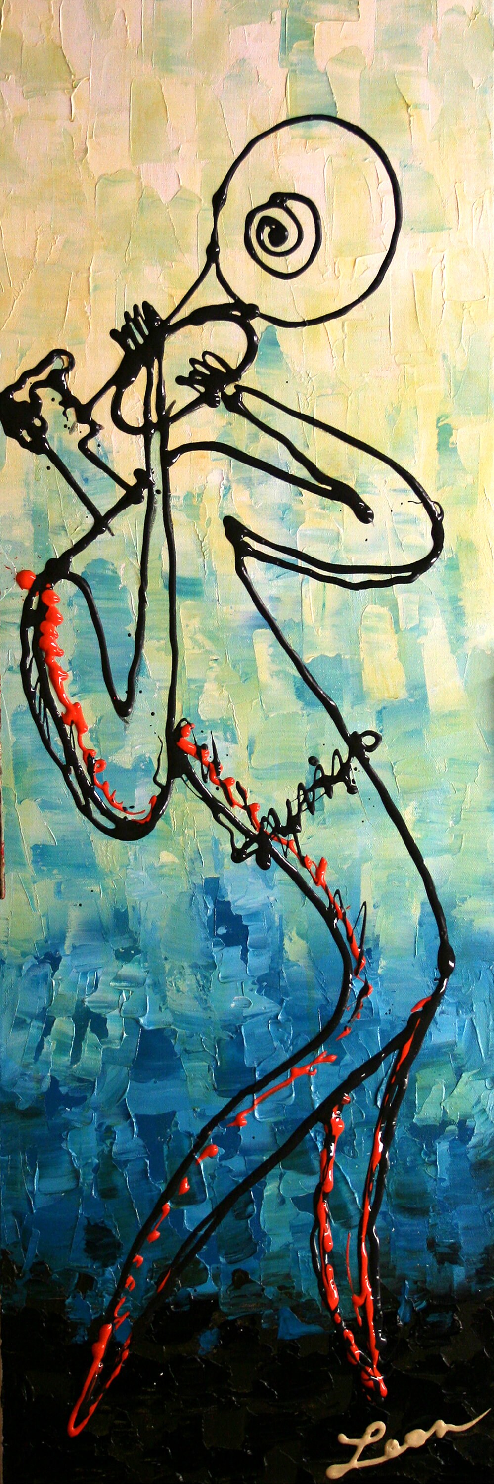 Trumpet Art Abstract