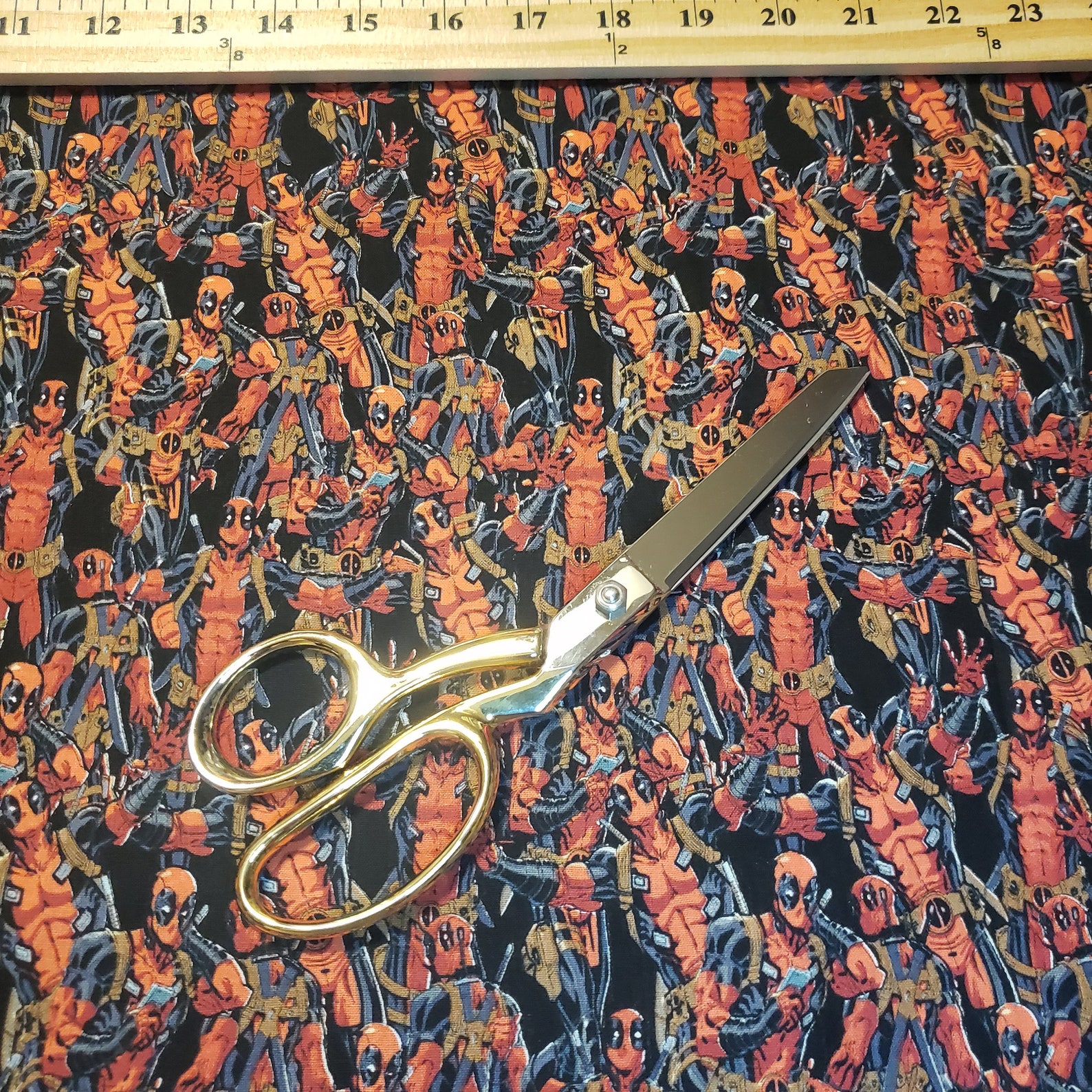 Deadpool fabric Marvel fabric anti hero fabric 100% cotton | Etsy