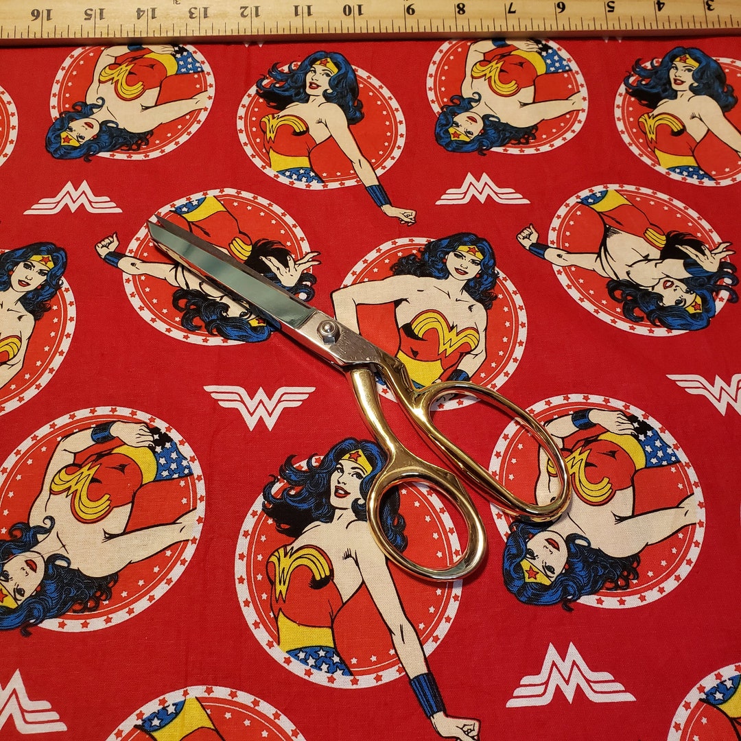 Classic DC Comic Fabric, 100% Cotton Fabric, Wonder Women Fabric ...
