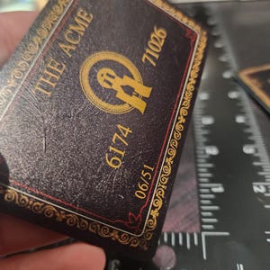 Sylus Black Card, Love and Deepspace, Main Character Sylus Prop for ...