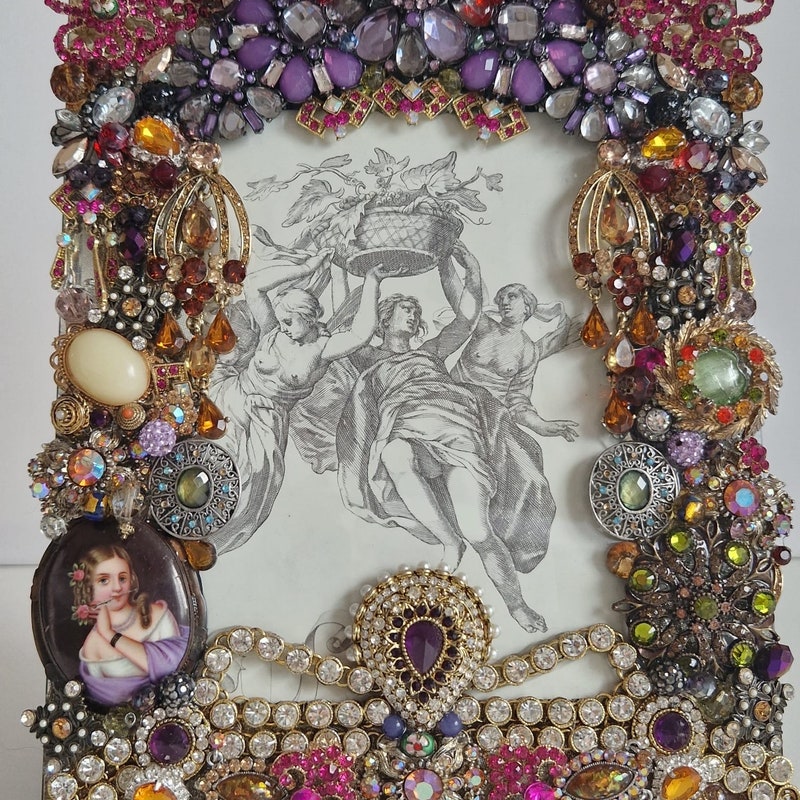 Jeweled Frame - Etsy