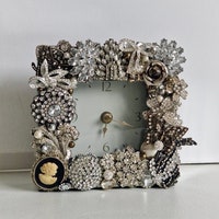 Jewelled Vintage Photo Picture Frame, Handcrafted With Upcycled ...