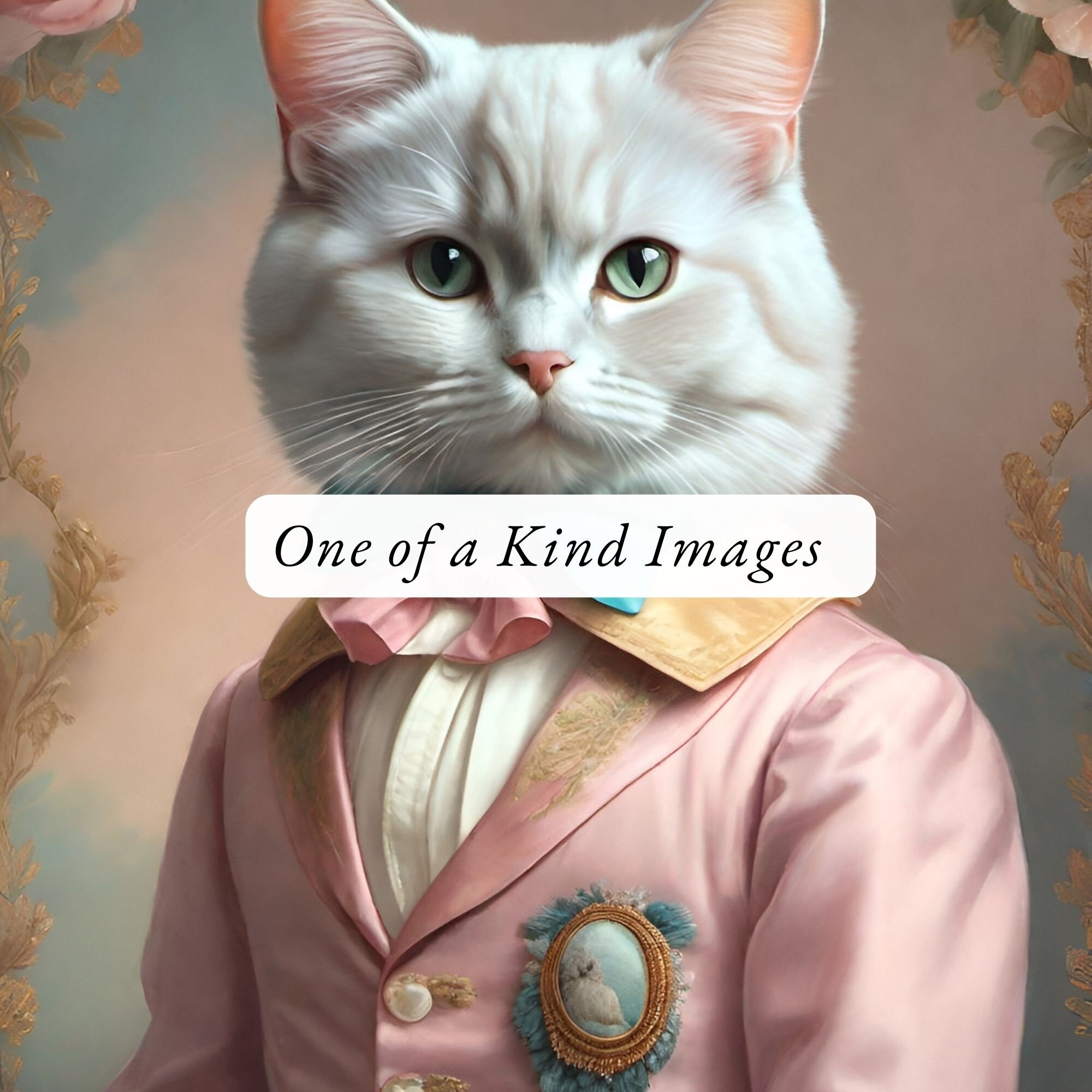 38 Printable Pages of Pastel Victorian Fancy Cats in Human Clothing for ...