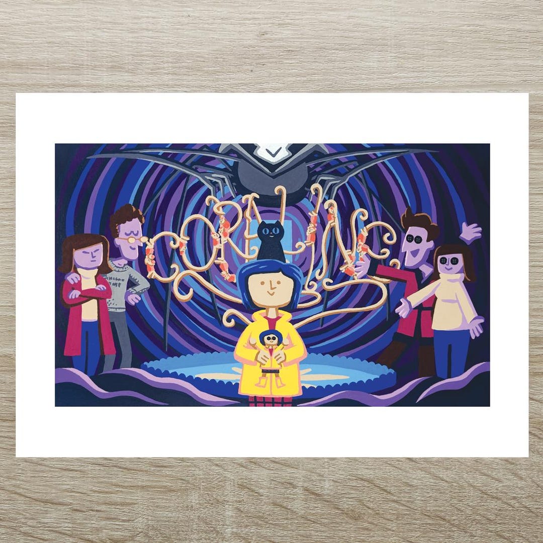 Coraline - Laika Circus Mice Posca Print (A5) - Etsy