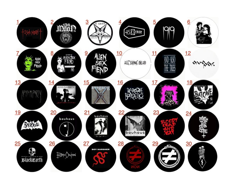 Darkwave / Gothic Rock / Post Punk / Industrial / Noise / - Etsy