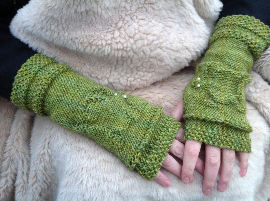 KNITTING PATTERN- "turtle" Arm & Wrist Warmers - Etsy