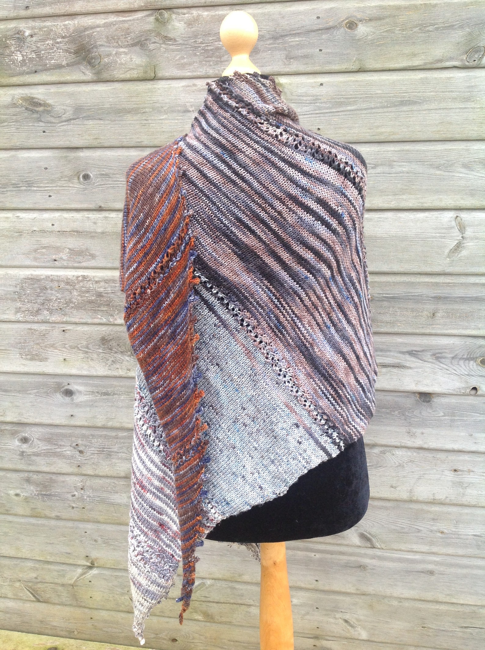 KNITTING PATTERN... fade Through Time Shawl - Etsy