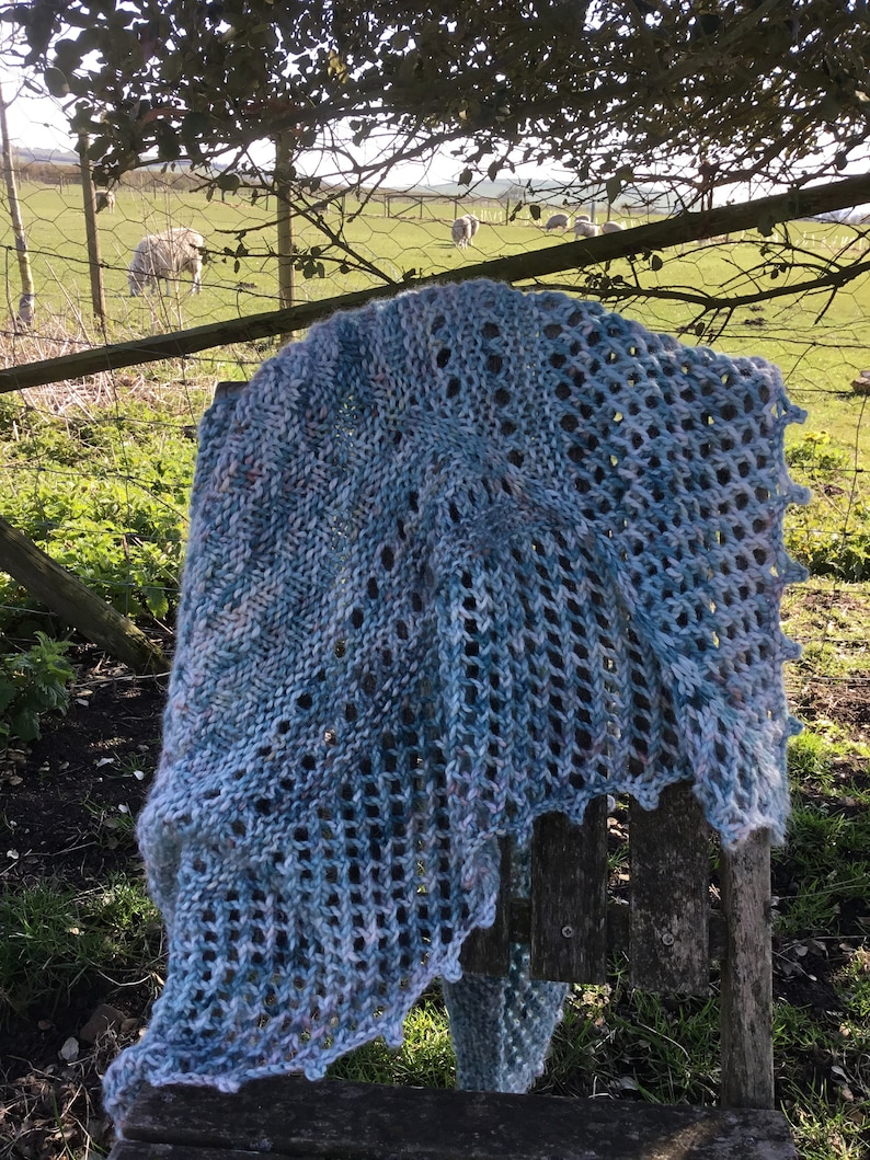 KNITTING PATTERN Mackenzie Shawl Pattern - Etsy