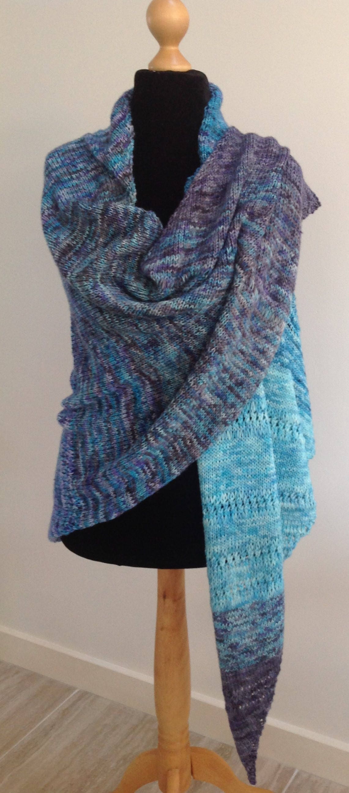 KNITTING PATTERN... mind & Body Shawl - Etsy