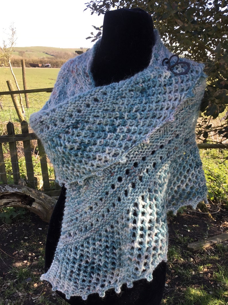 KNITTING PATTERN Mackenzie Shawl Pattern - Etsy