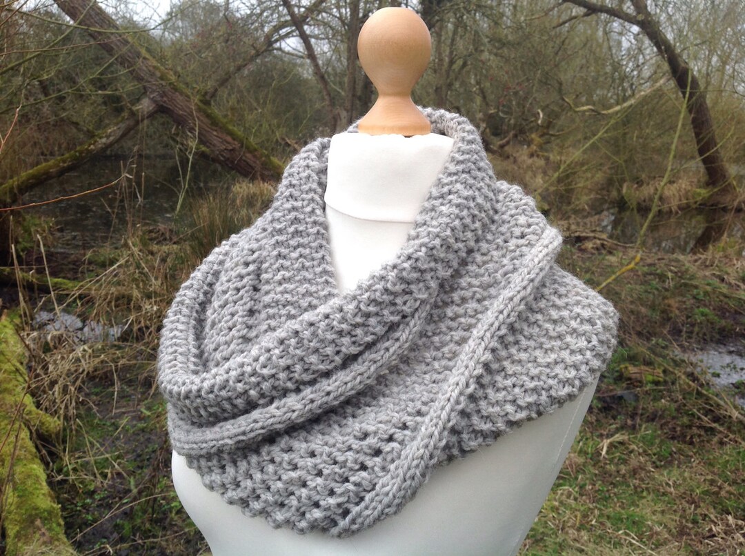 Knitted Highland Wool Cowl..... Birthday Hug Cowl - Etsy