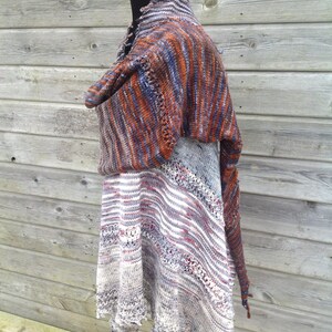 KNITTING PATTERN... fade Through Time Shawl - Etsy