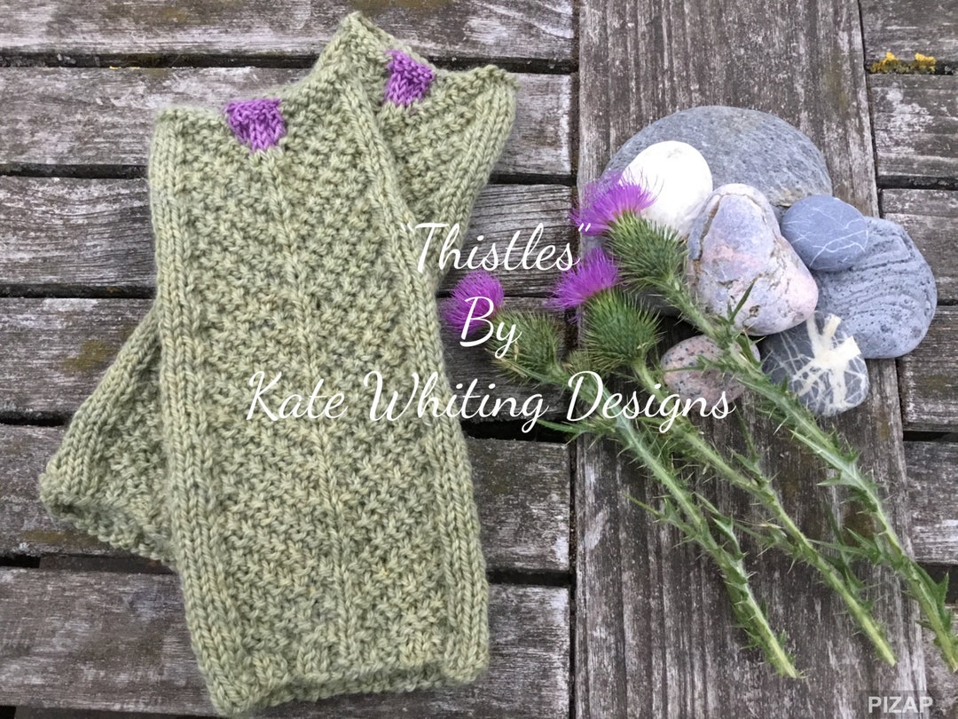 KNITTING PATTERN- "thistles". - Etsy