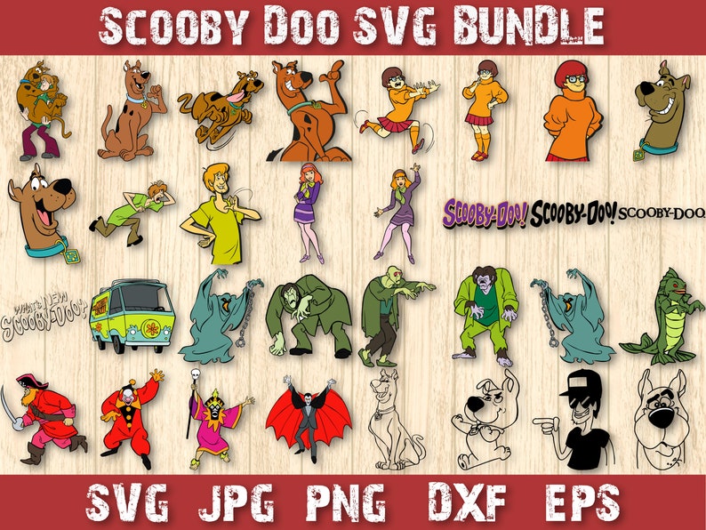 Scooby Doo Svg, Scooby Doo Mega SVG Bundle, 90 Designs Scooby Doo Svg ...