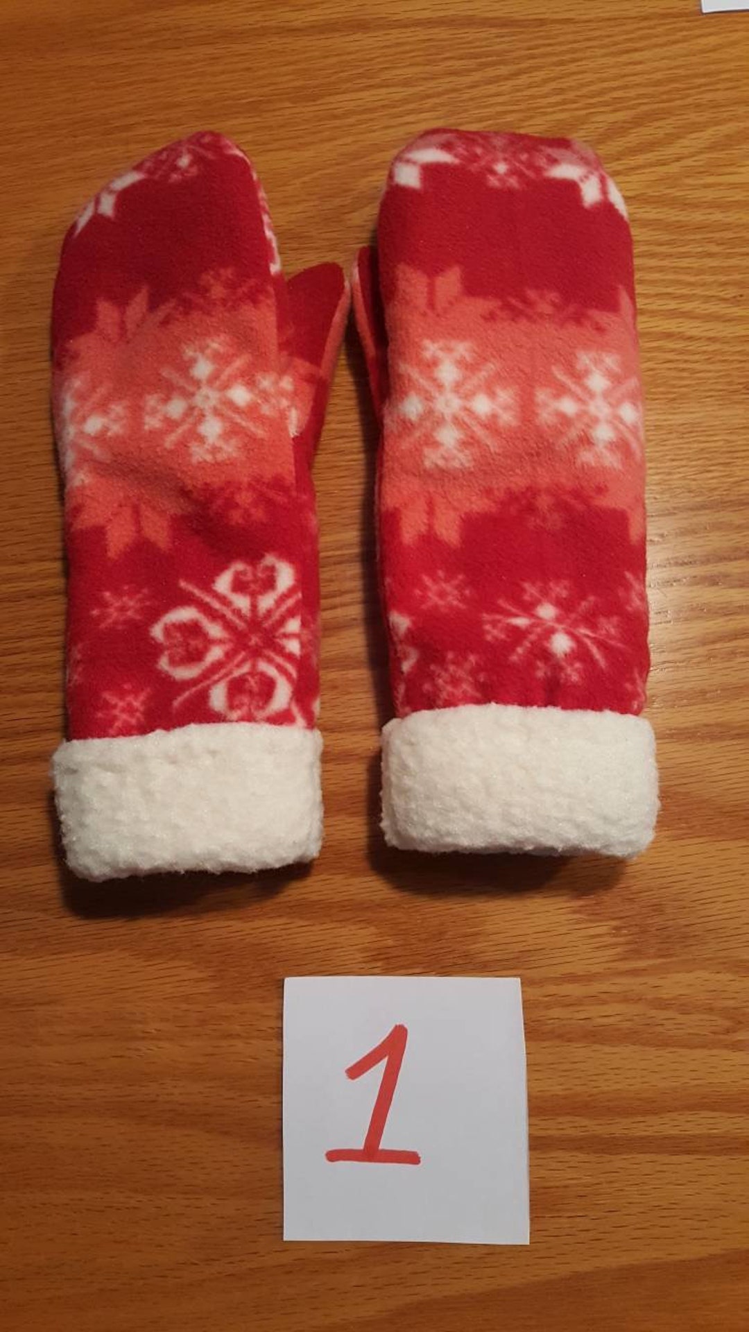 Choose From Three Pairs Hand Made Upcycled Fleece Mittens - Etsy