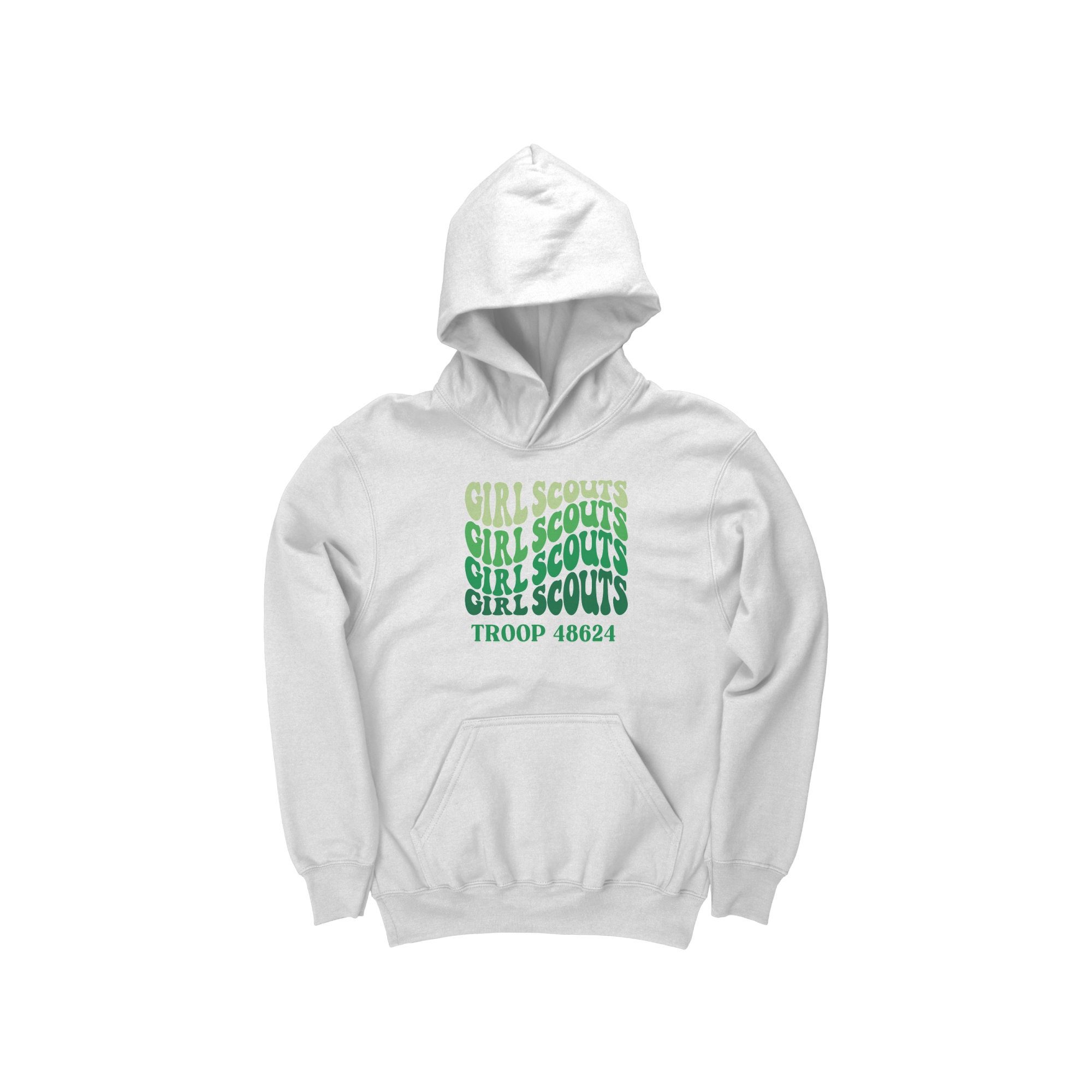 Bubble Font Scouts With Troop Number Youth - Etsy