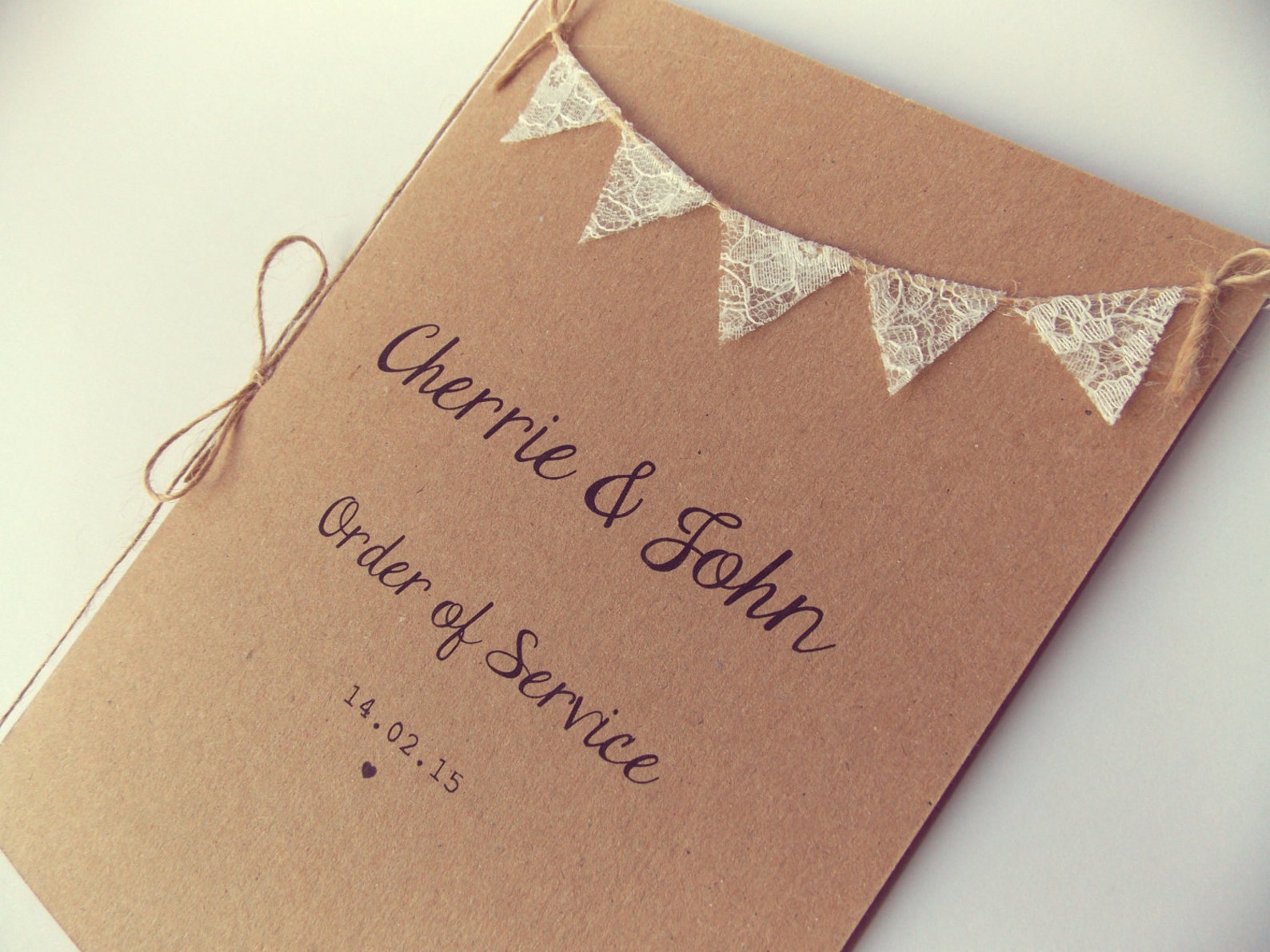 Order of Service Booklets With Insert Pages & Country Cottage | Etsy