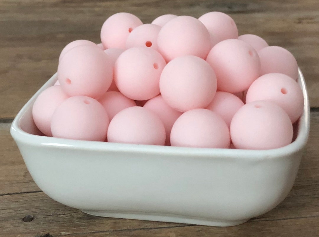 20mm Light Pink Dull Matte Bubblegum Chunky Bead, 5 or 10 Count - Etsy