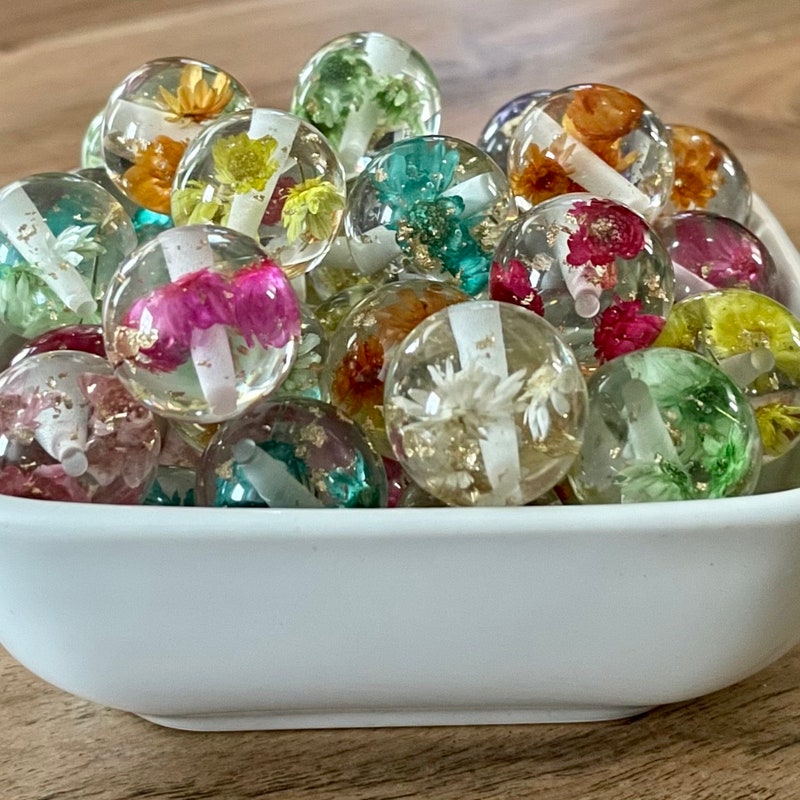 Acrylic Flower Bead - Etsy