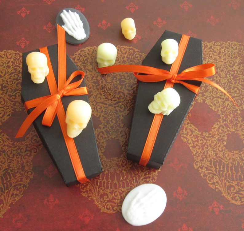Halloween Coffin Treat Boxes - Coffin Favor Box Halloween - Unassembled ...