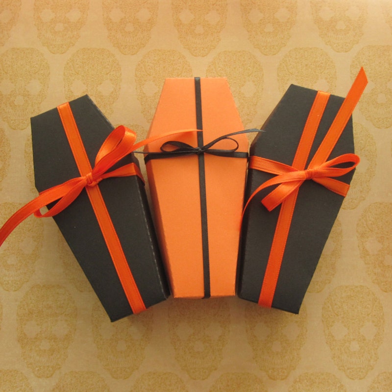 Halloween Coffin Box - Etsy