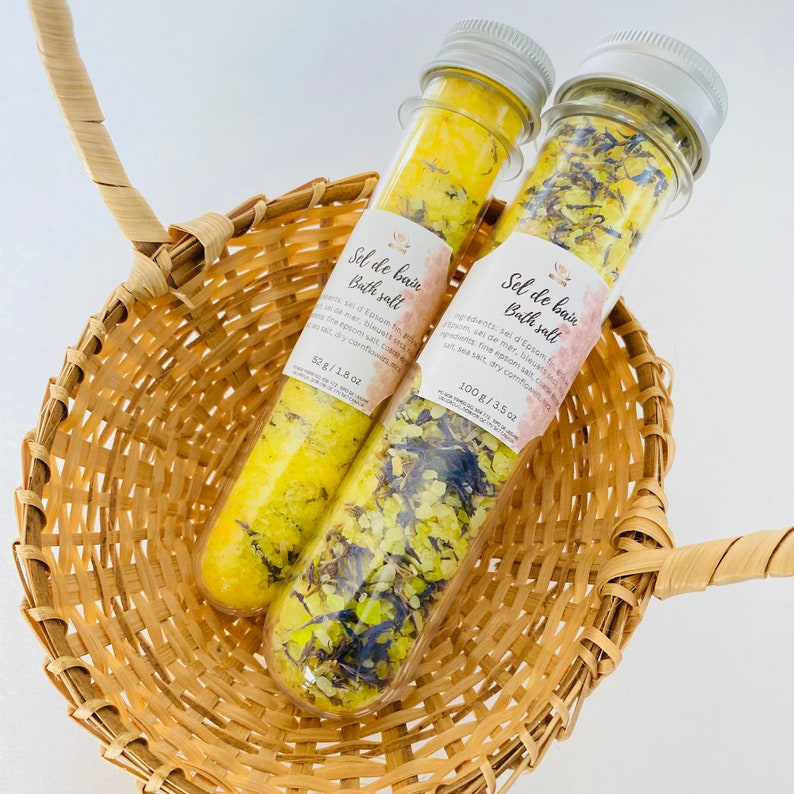 Bath Salts, Big or Small Test Tube Bath Salts, Bath Soak, Botanical ...