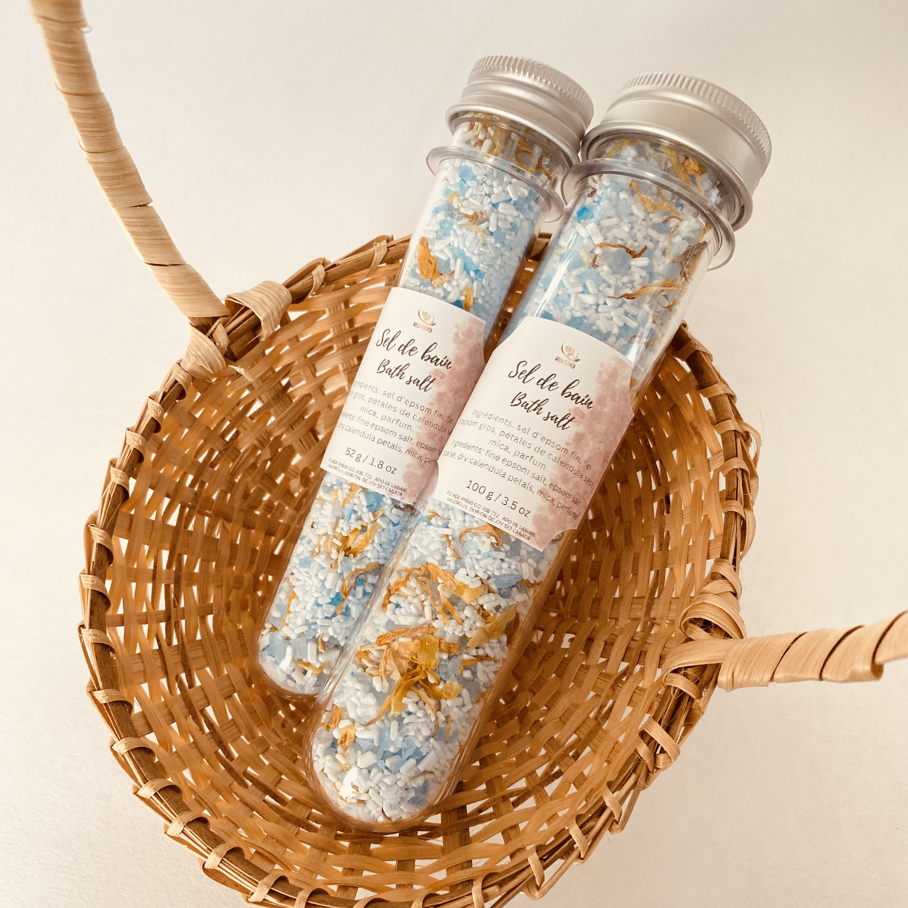 Bath Salts, Big or Small Test Tube Bath Salts, Bath Soak, Botanical ...