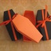 Unassembled Coffin Boxes With Lids - Halloween Coffin Treat Boxes ...