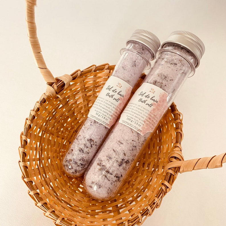 Bath Salts, Big or Small Test Tube Bath Salts, Bath Soak, Botanical ...
