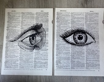 Weird Eye Art Print - Etsy