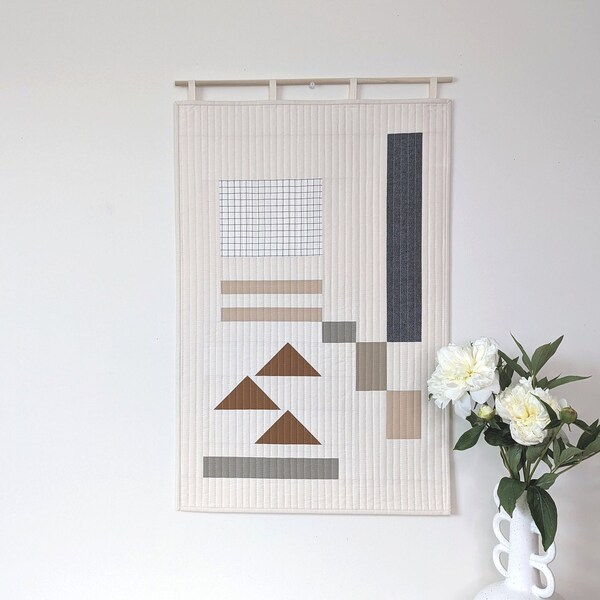 Modern Quilt Wall Hanging - Etsy