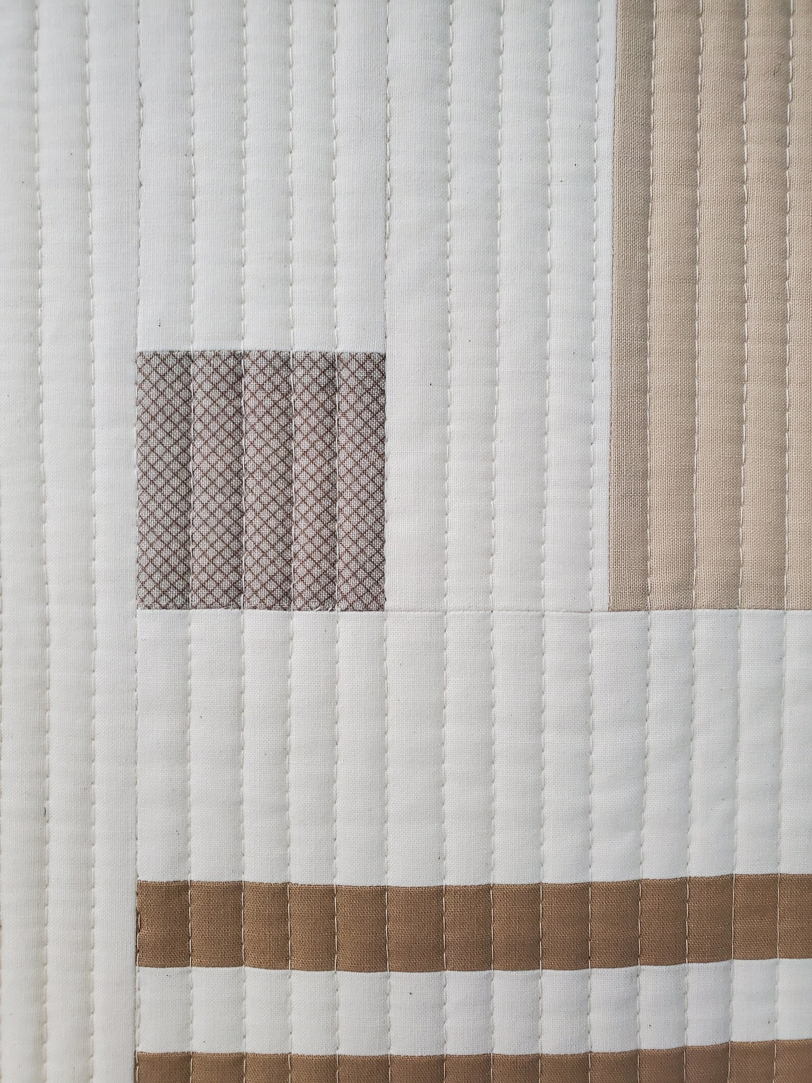 Modern Quilted Wall Hanging Contemporary Geometric Neutral - Etsy