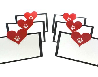 Personalized Dog Bone Place Cards Bone Name Tags Puppy - Etsy