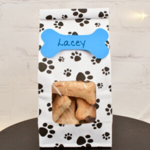 Paw Print Favor Bags for Dog Birthday Party Puppy Birthday | Etsy