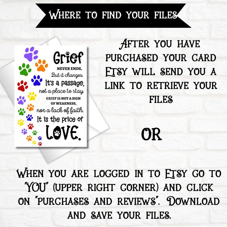 Printable Rainbow Pet Loss Card, Dog Sympathy Card, Cat Sympathy Card ...