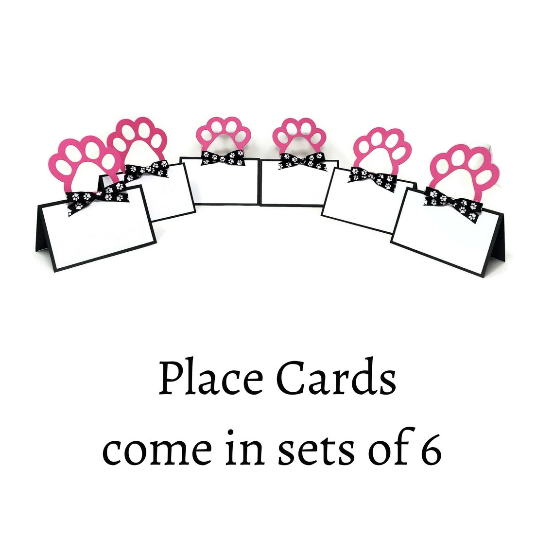 Paw Print Place Card For Dog Birthday Party Food Tent Puppy Etsy paw-print-place-card-for-dog-birthday-party-food-tent-puppy-etsy