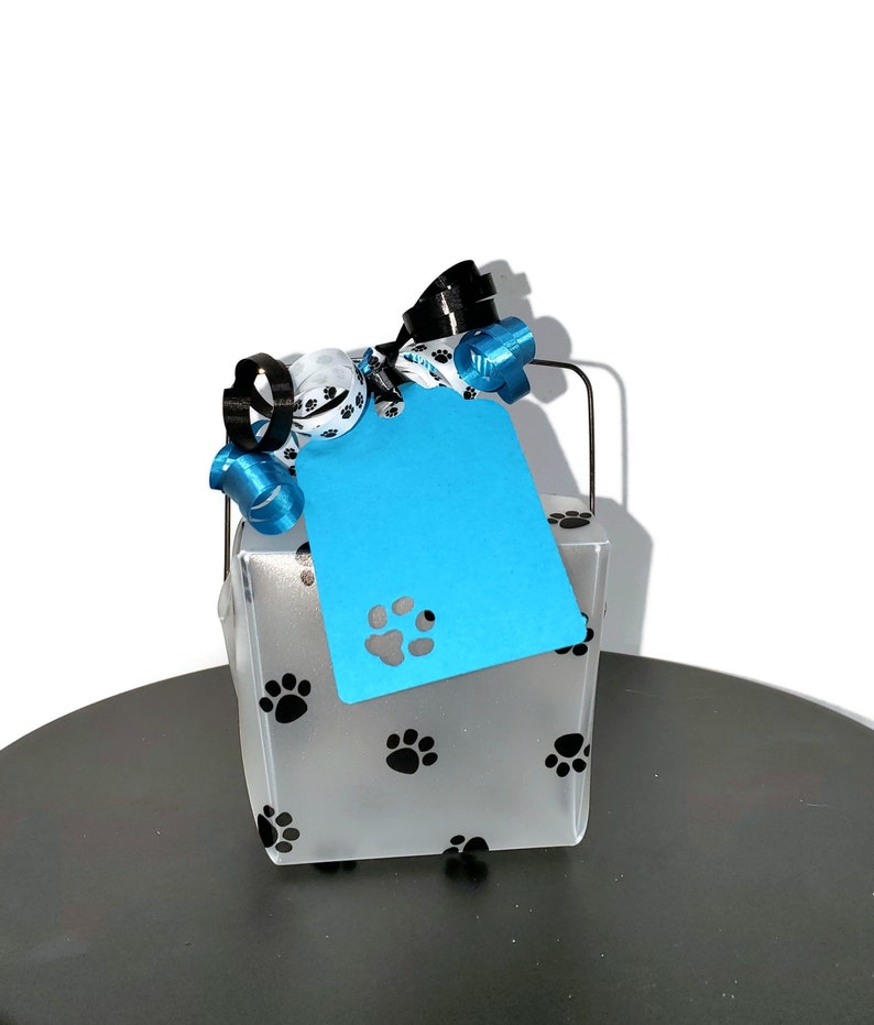 Paw Print Favor Boxes for Dog Birthday Party Set of 6 Dog - Etsy UK