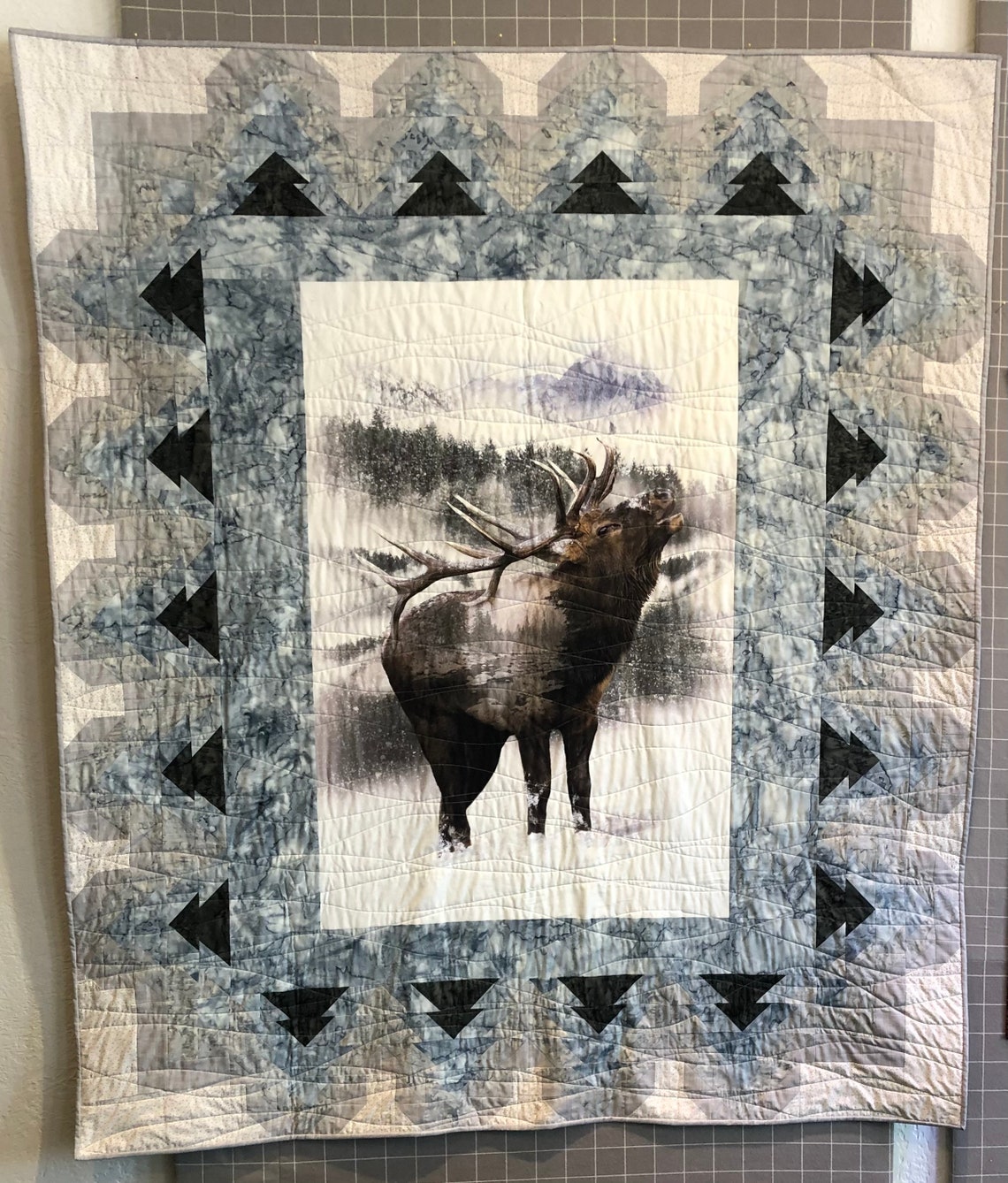 Hinterland Elk Throw Quilt 59.5 X 68 Inches - Etsy