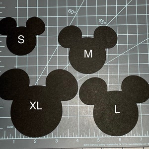 Glitter Minnie Die Cuts, Mrs. Mouse Die Cut, Mouse Head Paper Punch ...