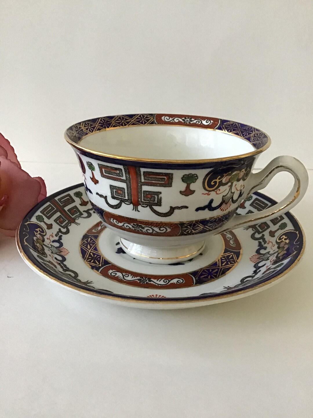 Gorgeous Ironstone Ware Teacup and Saucer Occupied Japan - Etsy