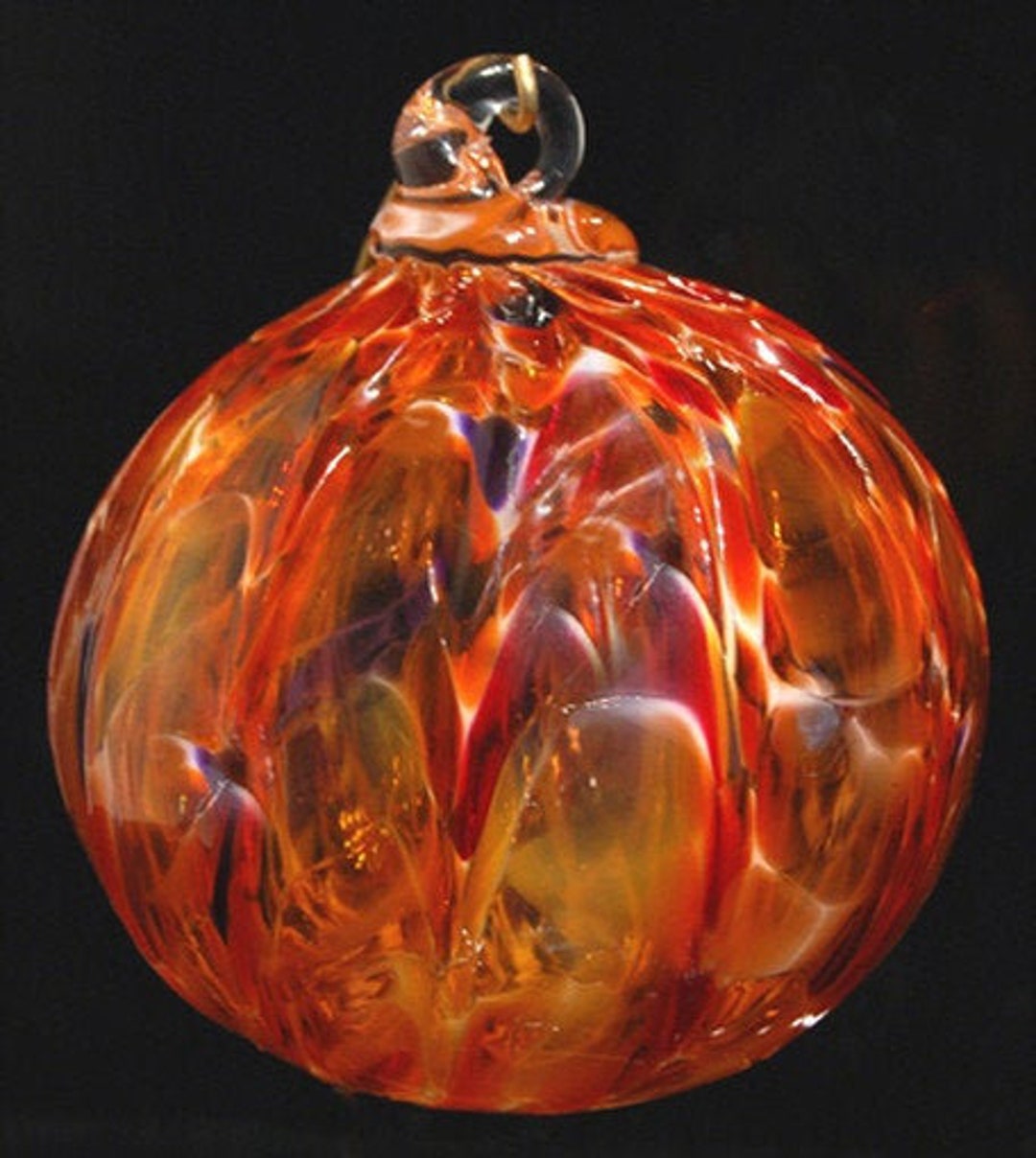 Blown Glass Ball Blown Glass Balls Hand Blown Glass Ball - Etsy