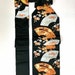 Obi Belt Black Silk Kimono Robe Sash Vintage Japanese Nagoya - Etsy