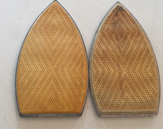 Vintage 1950's Pair Industrial Ironing Rest's / Ironing Pads / Iron ...